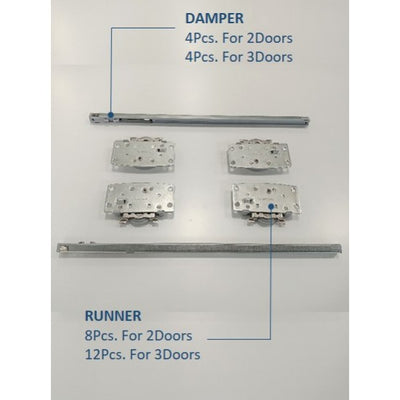 Ebco Hi Slide 50 Reversible Sliding Mechanism