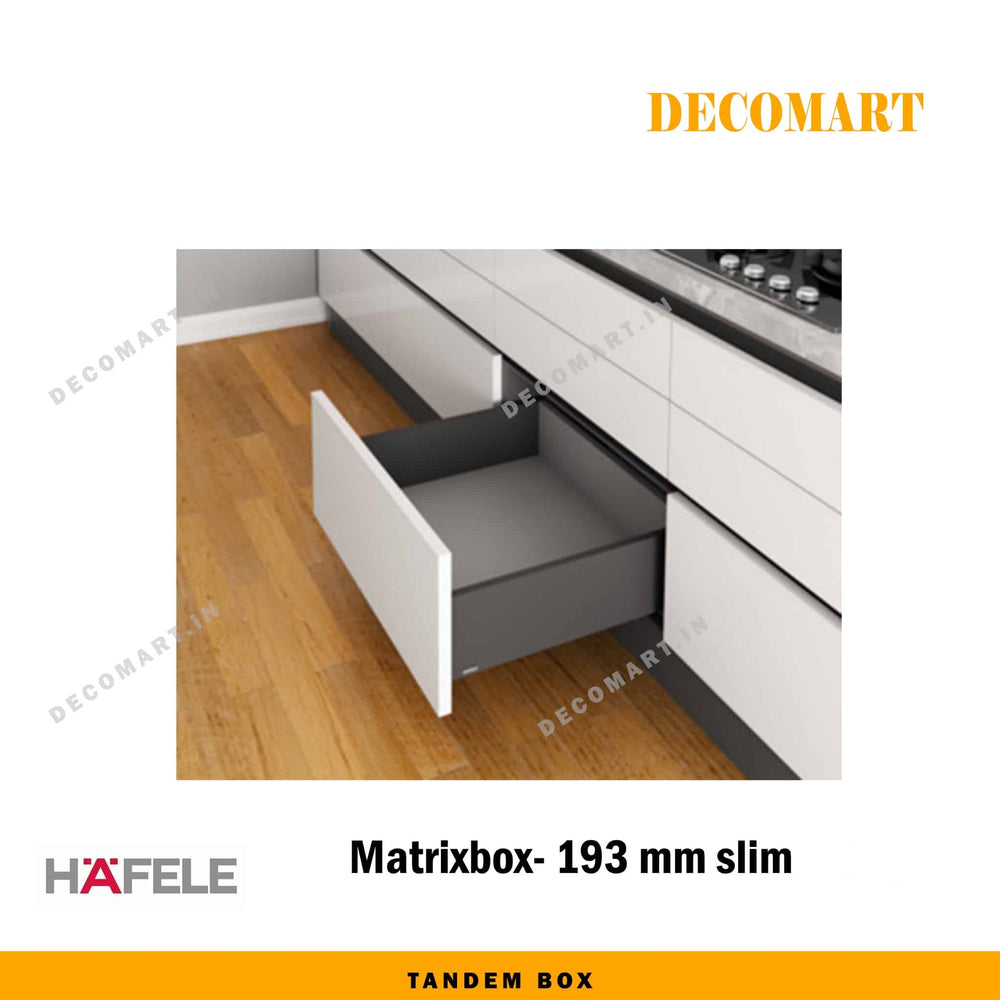 Hafele Matrix Tandem Box Slim -40 kg