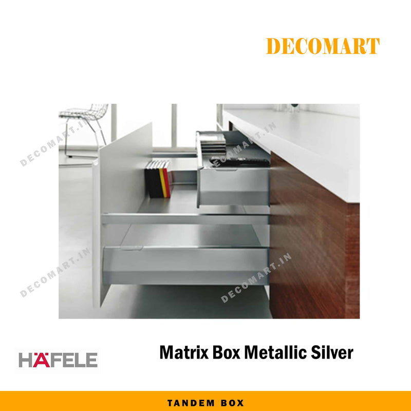 Hafele Matrix Tandem Box Premium+ Soft Close -40 kg