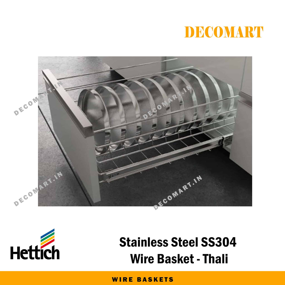 Hettich Wire Baskets - 19 Inch